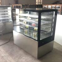 China Customized Electric Cake Display Refrigerator Cake Showcase Chiller 4pcs Shelves for sale