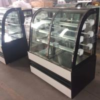 China Double-Temperature Cake Showcase Fridge Display Case Bakery Cooling Cakes Glass Showcase for sale