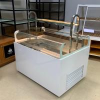 China Supermarket Top Glass Sandwich Display Chiller Auto Defrost With LED Light for sale