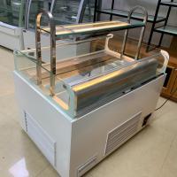 China Supermarket Top Glass Sandwich Display Chiller Auto Defrost With LED Light for sale