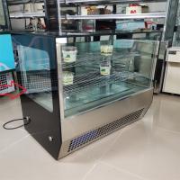 China Top Cake Display Cooler Fridge Cabinet Showcase Small Commercial Desktop Refrigerator for sale