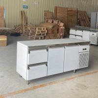 China 2 Doors 2 Drawers 1800mm Length Undercounter Fridge Freezers Commercial Refrigerator for sale