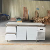 China 2 Doors 2 Drawers 1800mm Length Undercounter Fridge Freezers Commercial Refrigerator for sale