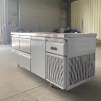 China 2 Doors 2 Drawers 1800mm Length Undercounter Fridge Freezers Commercial Refrigerator for sale