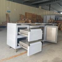 China 2 Doors 2 Drawers 1800mm Length Undercounter Fridge Freezers Commercial Refrigerator for sale
