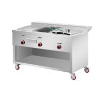 China Hotel Restaurant Kitchen Commercial Stainless Steel Gas Stove Multifunctional for sale