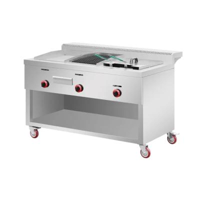 China Hotel Restaurant Kitchen Commercial Stainless Steel Gas Stove Multifunctional for sale