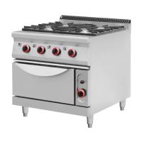 China Kitchen Commercial Gas Stove 304 Stainless Steel Cooking Range for sale