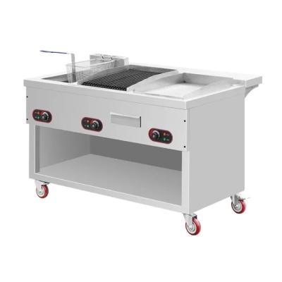 China Restaurant Kitchen SS304 Gas Range Stove Free Standing 4 / 6 Burners With Oven for sale
