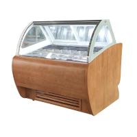 China OEM Commercial Ice Cream Display Freezer Quick Freeze Dessert Refrigeration Cabinet for sale