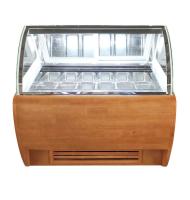 China Supermarket Gelato Display Freezer Ice Porridge Freeze Showcase Rust Proof for sale