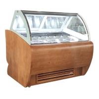 China OEM Commercial Ice Cream Display Freezer Quick Freeze Dessert Refrigeration Cabinet for sale