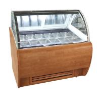 China Supermarket Gelato Display Freezer Ice Porridge Freeze Showcase Rust Proof for sale