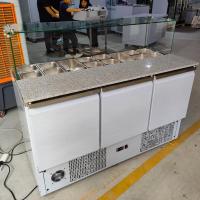 China R134a R290 Refrigerant Pizza Prep Table Commercial for European Market for sale