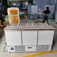 China R134a R290 Refrigerant Pizza Prep Table Commercial for European Market for sale
