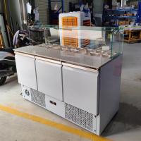 China R134a R290 Refrigerant Pizza Prep Table Commercial for European Market for sale