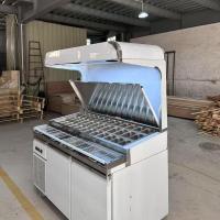 China Stainless Steel 201 Pizza Prep Table Cooler 2 Doors Commercial With LED for sale