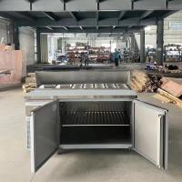 China Sandwich Salad Prep Table Refrigerator 2 Doors For Hotel Kitchen for sale