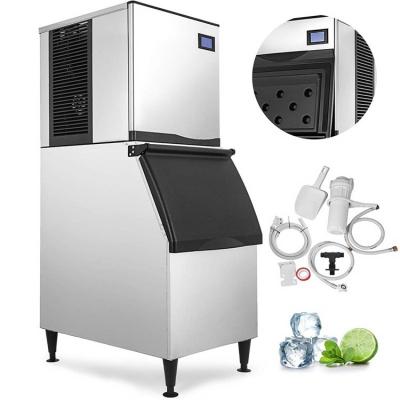 China 304 Stainless Steel Ice Cube Making Machine Big Capacity 500kg/24h for sale