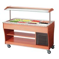 China Catering Buffet Station Commercial Refrigerator Equipment Fruit Display Salad Bar for sale