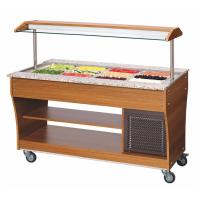 China Catering Buffet Station Commercial Refrigerator Equipment Fruit Display Salad Bar for sale