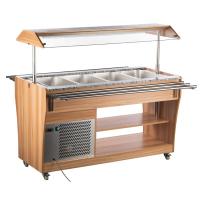 China Catering Buffet Station Commercial Refrigerator Equipment Fruit Display Salad Bar for sale