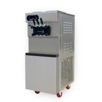 China Soft Serve Three Flavor Commercial Ice Cream Maker 22-25L/H 1800W for sale