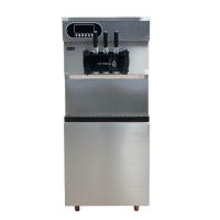 China Soft Serve Three Flavor Commercial Ice Cream Maker 22-25L/H 1800W for sale