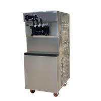 China Soft Serve Three Flavor Commercial Ice Cream Maker 22-25L/H 1800W for sale