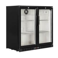 China Commercial Beer Display Cooler 2 Doors Beverage display Fridge for sale