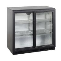 China Commercial Beer Display Cooler 2 Doors Beverage display Fridge for sale