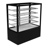 China Commercial Heated Display Cabinet Pie Warmer Hot Food Showcase Fried Chicken Food Display Warmer for sale