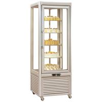 China Commercial Bakery Shop Rotating Pastry Display Chiller Standing Counter for sale