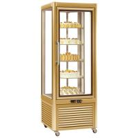 China Commercial Bakery Shop Rotating Pastry Display Chiller Standing Counter for sale