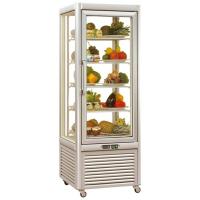 China Commercial Bakery Shop Rotating Pastry Display Chiller Standing Counter for sale
