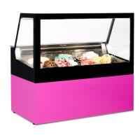 China Factory Price Popsicle Gelato Ice Cream Refrigerator Freezing Display Cabinet Vertical Ice Cream Display Showcase Freezer for sale