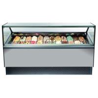 China Factory Price Popsicle Gelato Ice Cream Refrigerator Freezing Display Cabinet Vertical Ice Cream Display Showcase Freezer for sale