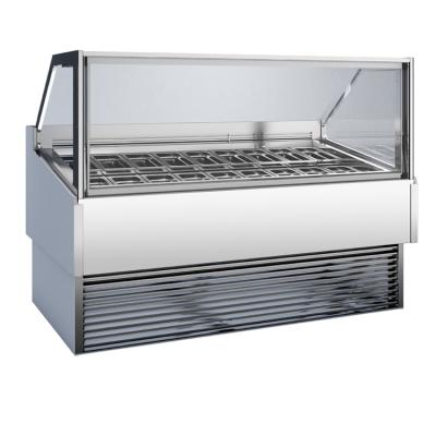 China Factory Price Popsicle Gelato Ice Cream Refrigerator Freezing Display Cabinet Vertical Ice Cream Display Showcase Freezer for sale