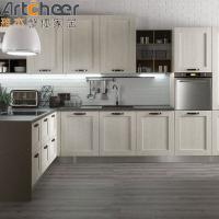 China Minimalist Design Wood Kitchen Cabinet for sale