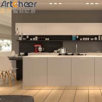 China Customized Color And Movable Design Wooden Modular Kitchen Cabinets For Thailand Market for sale