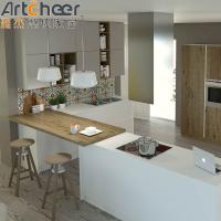 China Customized Size European Style Kitchen Furniture in Plywood with Modular Cupboard Set for sale