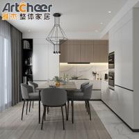 China Furniture Luxury Customized Kitchen Cabinet With Pull Out Storage And Portable Island Design for sale
