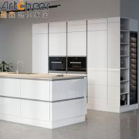 China Lacquer Wall Cabinet Kitchen Storage with Modern Design and Plywood Material Grade E1 for sale