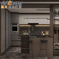 China Modern Maple Kitchen Cabinet And Wall Cabinet Set Modular / RTA Customized Size for sale