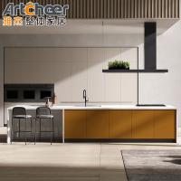 China Modern Design Plywood Door Cabinets Perfect Combination For Kitchen for sale