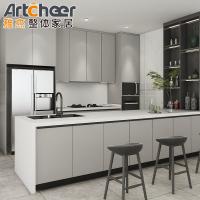 China Outdoor BBQ Design Lacquer Kitchen Cabinet Kitchen Furniture with Sofa Close Hinges for sale