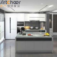 China Customizable Modern American Standard Kitchen Cabinets with Roller Shutter and Handle for sale