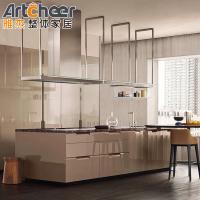 China Modern Design Itaily Kitchen Cabinets With Plywood Door Material And Drawer Slide Accessories for sale
