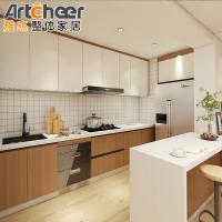China Customized Size Acrylic Kitchen Cabinet Set With Modular Design And E0 Material Grade for sale