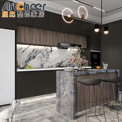 China Stainless Steel Countertop Furniture Set with Beveled Edge and Drawer Basket Accessories for sale